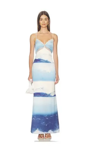 CURAAE BY ELLIATT Eska Cami Slip Dress In . Also - Blue