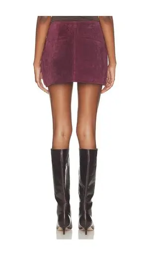Blanknyc Suede Wrap Skirt