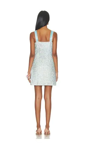 OCEANUS Sequin Embellished Mini Dress
