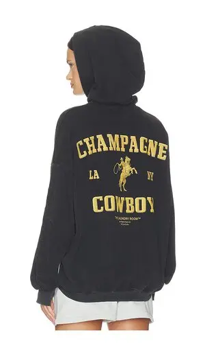 THE LAUNDRY ROOM Champagne Cowboy Hoodie - Black