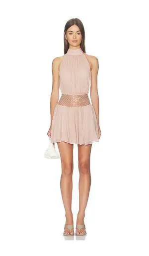 Retrofete Daly Chiffon Dress In . Also - Neutral