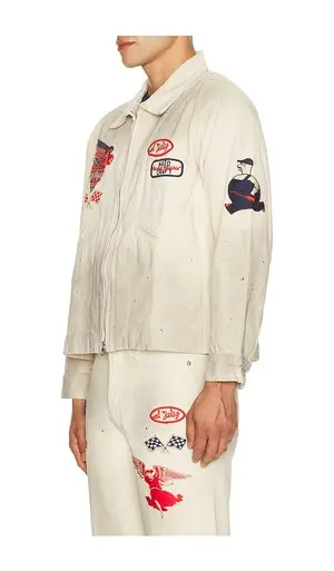 SAMUEL ZELIG Service Zip Jacket In . Also