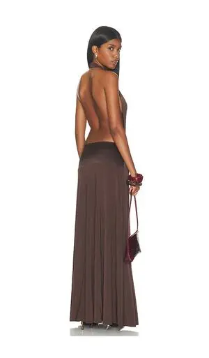 Superdown Anamarija Maxi Dress In . Also - Brown