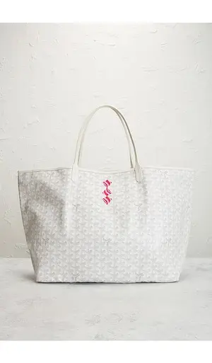 FWRD RENEW Goyard Saint Louis Gm Tote Bag - White