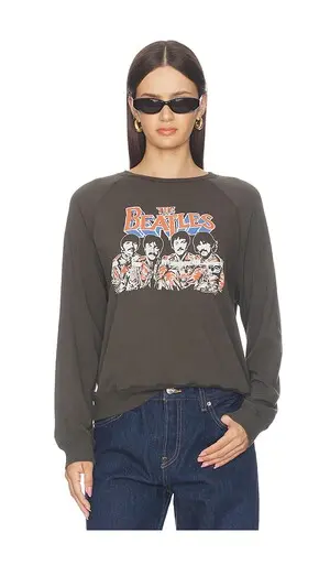 Junk Food Ribbed Sweatshirts Hoodies For Women