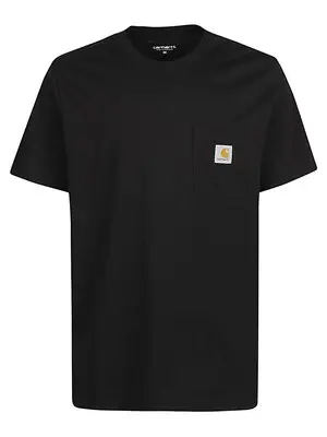 Carhartt Work In Progress Pocket Cotton T-shirt - Black