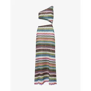 Missoni Cut-out Chevron Knitted Maxi Cover Up