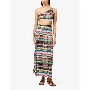 Missoni Cut-out Chevron Knitted Maxi Cover Up