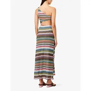 Missoni Cut-out Chevron Knitted Maxi Cover Up