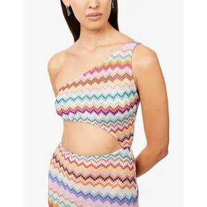 Missoni Cut-out Zig-zag Knitted Cover Up