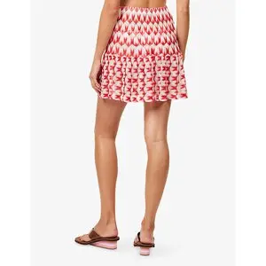 Missoni Floral-print Knitted Mini Skirt
