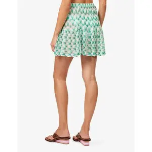 Missoni Floral-print Knitted Mini Skirt