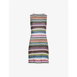 Missoni Backless Chevron Knitted Mini Cover-up - Multi