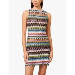 Missoni Backless Chevron Knitted Mini Cover-up
