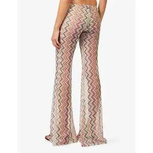 Missoni Zig-zag Flared Mesh Trousers