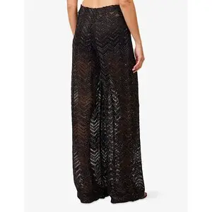Missoni Sequined Lamé Knitted Trousers
