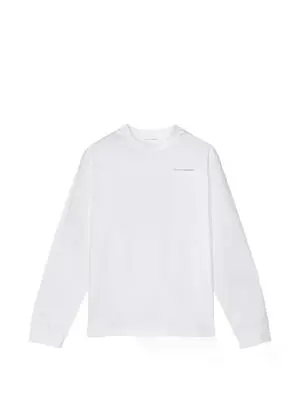 Cecilie Bahnsen Bow Print Long Sleeve T-shirt - White