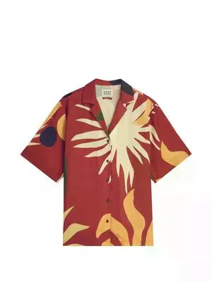 Scotch & Soda Abstract Print Short Sleeve Shirt