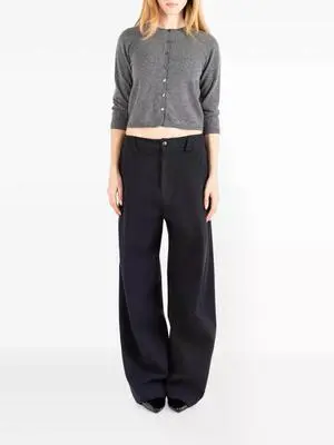 SOCIETE ANONYME Wide-leg Trousers With Numerical Print