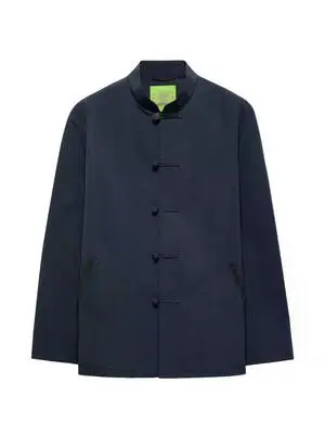 Shanghai Tang Tang Frog-fastening Jacket - Blue