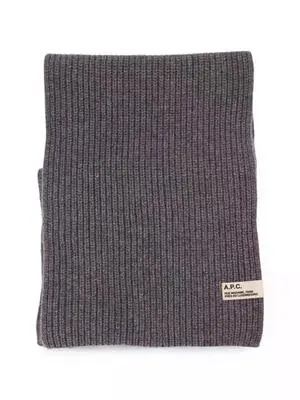 A.p.c. Sasha Ribbed-knit Scarf