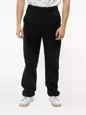 Off-White Elasticated-waist Chino Trousers - Black