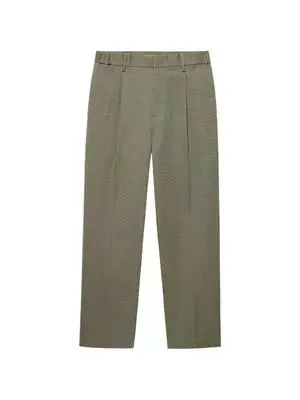 Shanghai Tang Seersucker Tailored Trousers