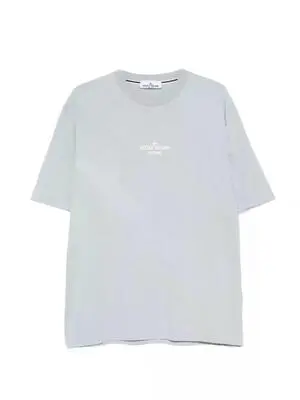 Stone Island Archivio Logo-detail T-shirt - Grey