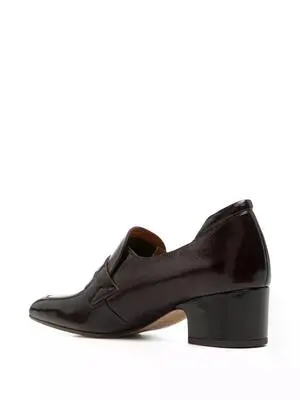 Chie Mihara Curintia Patent-finish Block-heel Pumps