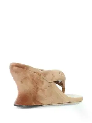 Balenciaga Wedge Thong Sandals - Neutrals