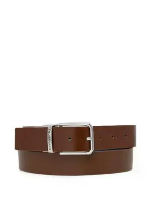 TRUSSARDI Reversible Logo-engraved Belt - Brown