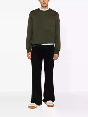 Moncler Logo Patch Sweatshirt - Green