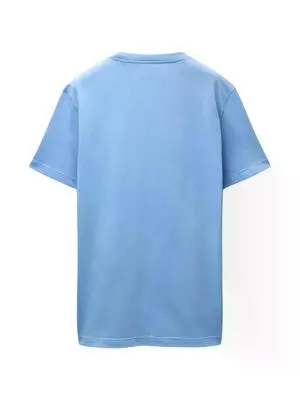 Versace Embroidered-logo Cotton-jersey Slim T-shirt