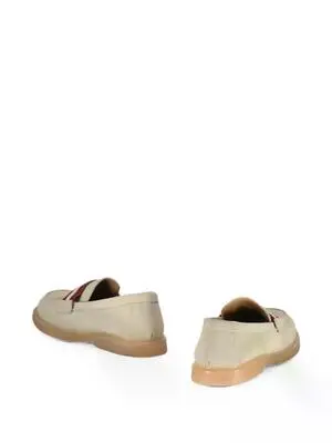 Bally Buckle-detail Suede Loafers
