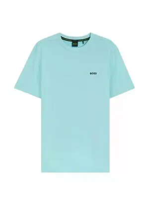 BOSS Logo-print Short-sleeve T-shirt - Blue