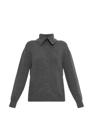 LISA YANG Denie Button-up Cardigan - Grey