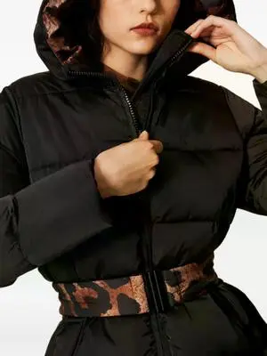 TWINSET Puffer Jacket With Reversible Belt