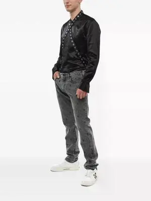 Off-White Apple-pattern Slim-fit Jeans