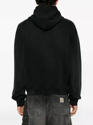 Vetements Logo-print Zip-up Hoodie