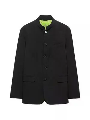 Shanghai Tang Mandarin-collar Single-breasted Jacket - Black