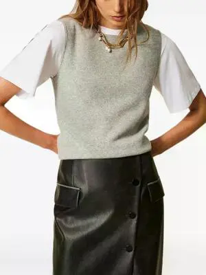 TWINSET Fitted Sleeveless Jumper