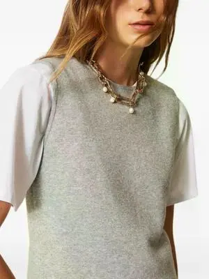 TWINSET Fitted Sleeveless Jumper