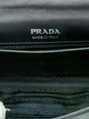Prada City Calf Plex Ribbon Crossbody Bag