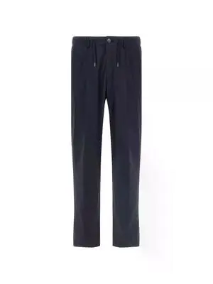 Herno Drawstring-waist Tapered Trousers - Blue