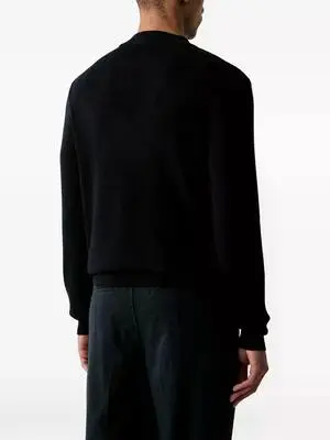 TRUSSARDI Logo-embroidered Crew Neck Sweater