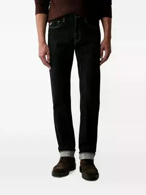 TRUSSARDI Contrast Stitch Regular Fit Jeans - Blue