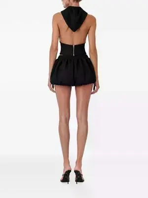 HAMZA Balloon High-waisted Mini Skirt