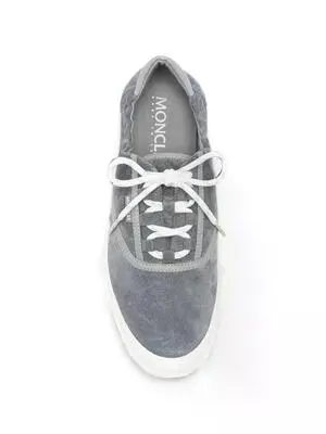 Moncler Suede Lace-up Sneakers