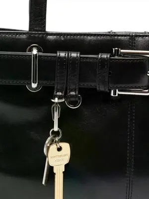 OSOI Buckle Detail Shoulder Bag - Black