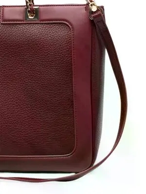 TWINSET Logo Detail Chain-link Shoulder Bag - Red